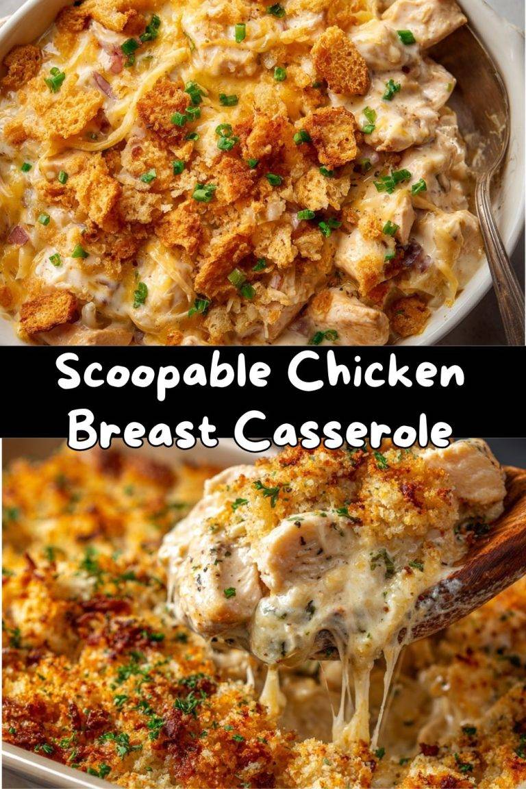 Scoopable Chicken Breast Casserole : Ultra-Creamy, No Slicing Required ...