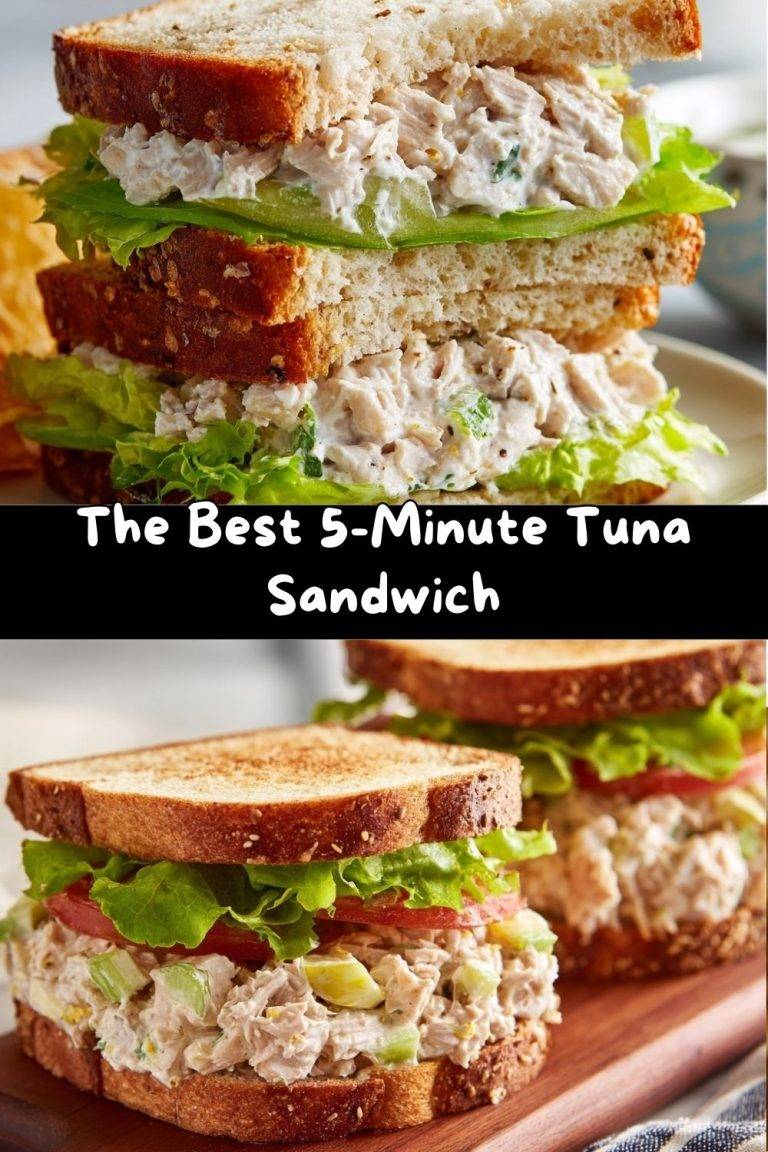 Easy Tuna Sandwich Recipe : Classic, Creamy & Ready in Minutes - Tasty Chow