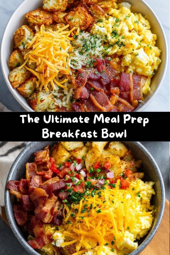 Meal Prep Breakfast Bowl (High-Protein, Easy & Air Fryer Friendly ...