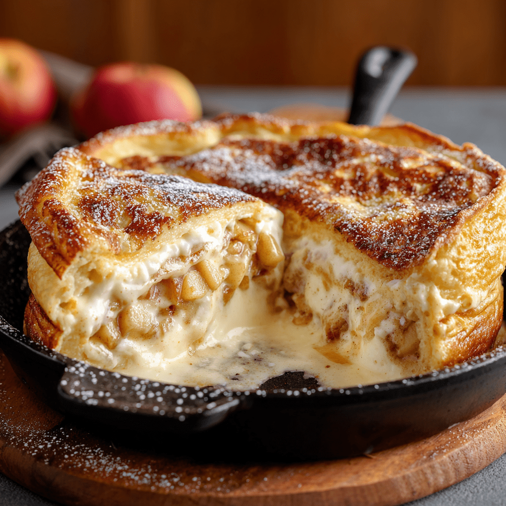 Stuffed Pancake Skillet : Fluffy, Golden & Filled with Sweet Surprise ...