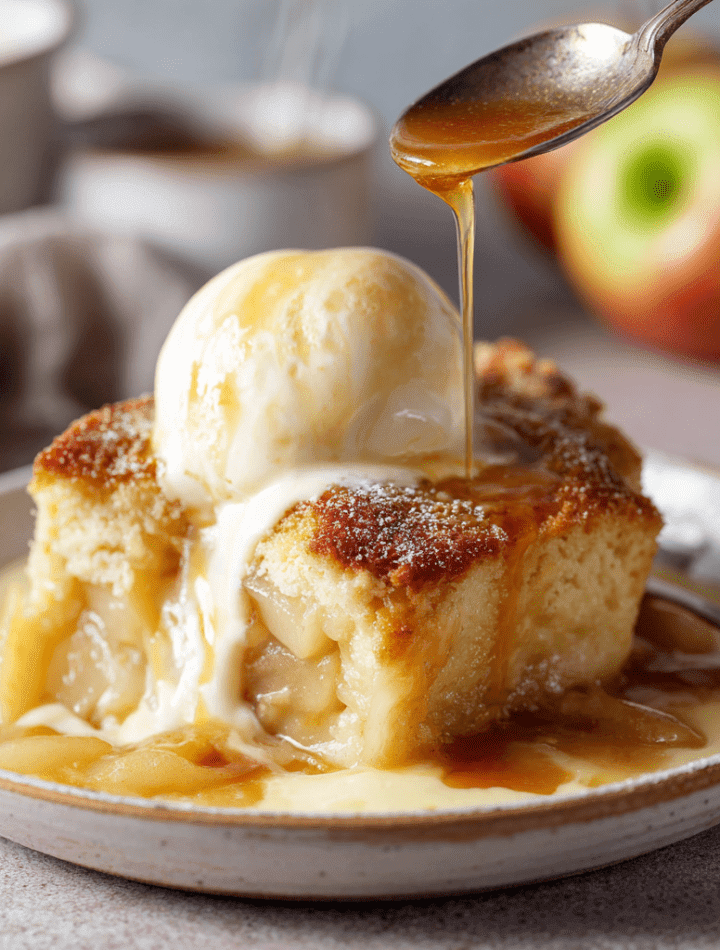 Malvern Pudding : A Classic British Apple & Custard Dessert - Tasty Chow