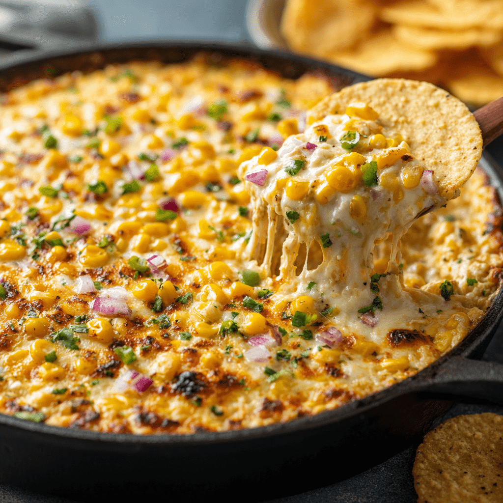 Cheesy Corn Dip : Hot, Creamy & Crowd-Pleasing - Tasty Chow