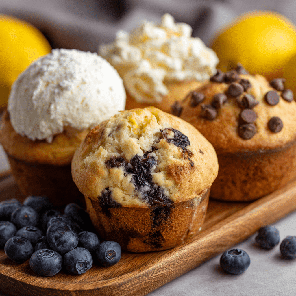 Muffin & Mini Loaf Spread : Lemon, Blueberry, Banana & Chocolate Chip ...
