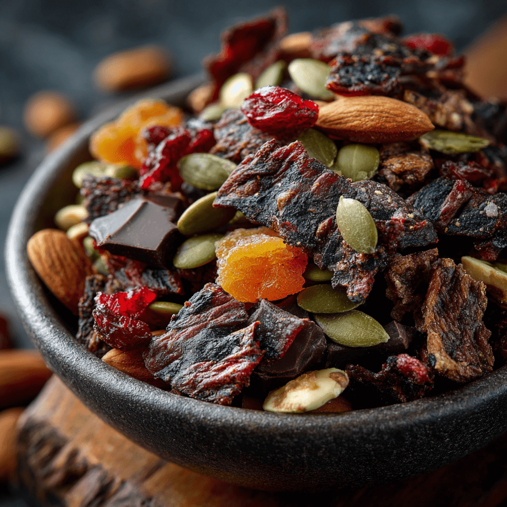 Beef Jerky Trail Mix : Savory-Sweet, High-Protein Fuel for Anywhere ...