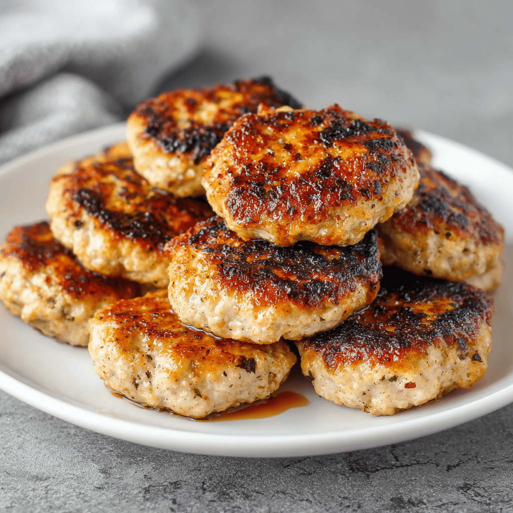 Maple Chicken Sausage Patties : High Protein, Meal Prep Friendly ...