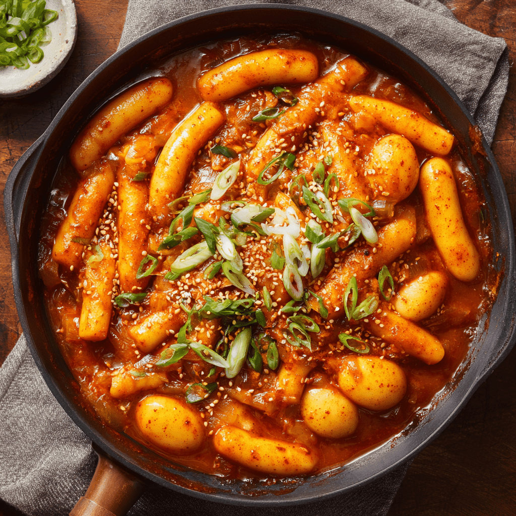 Easy Tteokbokki Recipe : Spicy Korean Rice Cakes in 20 Minutes - Tasty Chow