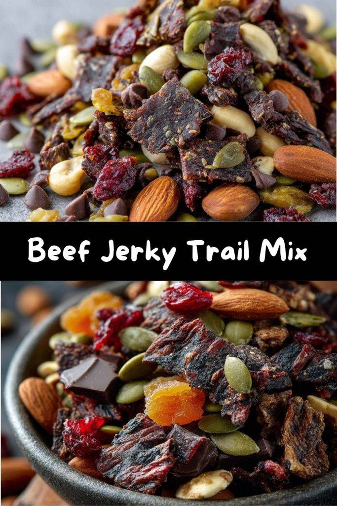 Beef Jerky Trail Mix : Savory-Sweet, High-Protein Fuel for Anywhere ...