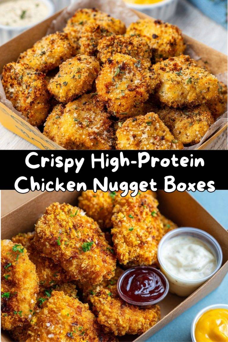 High-Protein Chicken Nugget Boxes : Crispy, Dippable, and Meal Prep ...