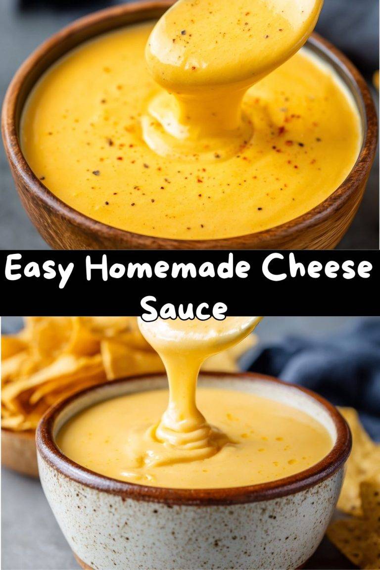 Easy Homemade Cheese Sauce : Creamy, Cheesy & Ready in 10 Minutes ...