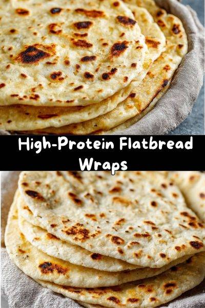 High-Protein Flatbread Wraps : Made with Yogurt Dough & Skillet-Cooked ...