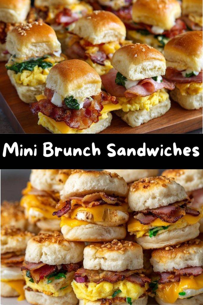 Mini Brunch Sandwiches : Bite-Sized, Buildable & Crowd-Pleasing - Tasty ...
