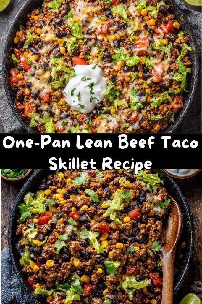 Lean Beef Taco Skillet : One-Pan, High-Protein Taco Fix - Tasty Chow