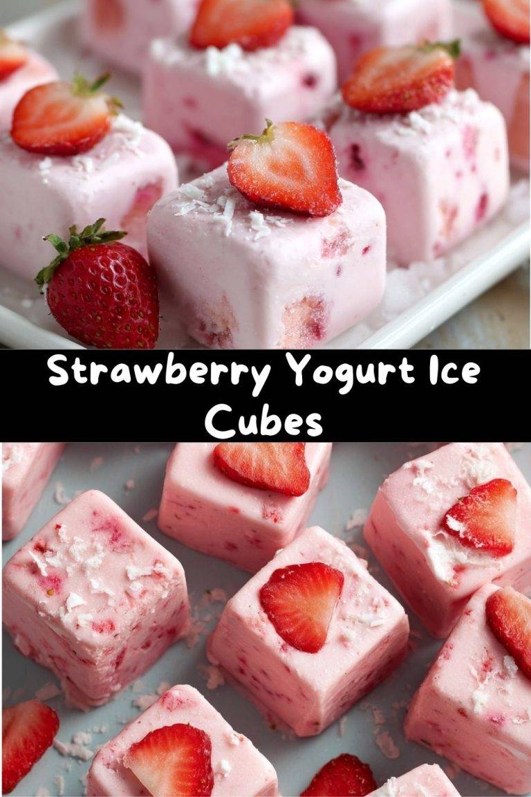 Strawberry Yogurt Ice Cubes : Viral Snack Trend That’s Fresh, Creamy ...