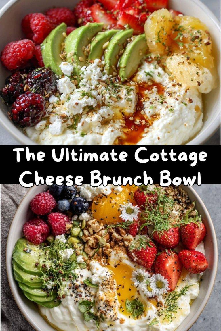 Cottage Cheese Brunch Bowl (Sweet or Savory) : Creamy, High-Protein ...