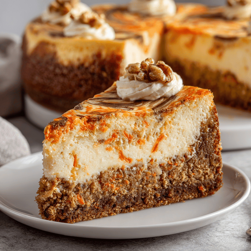 Carrot Cake Cheesecake : Moist, Creamy, and Seriously Show-Stopping ...