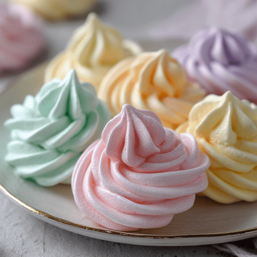 Pastel Meringue Cookies : Light, Crisp, and Elegantly Sweet - Tasty Chow