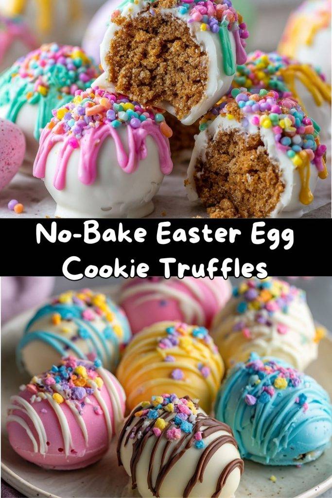 Easter Egg Cookie Truffles : No-Bake, Chocolate-Dipped, and Perfectly ...