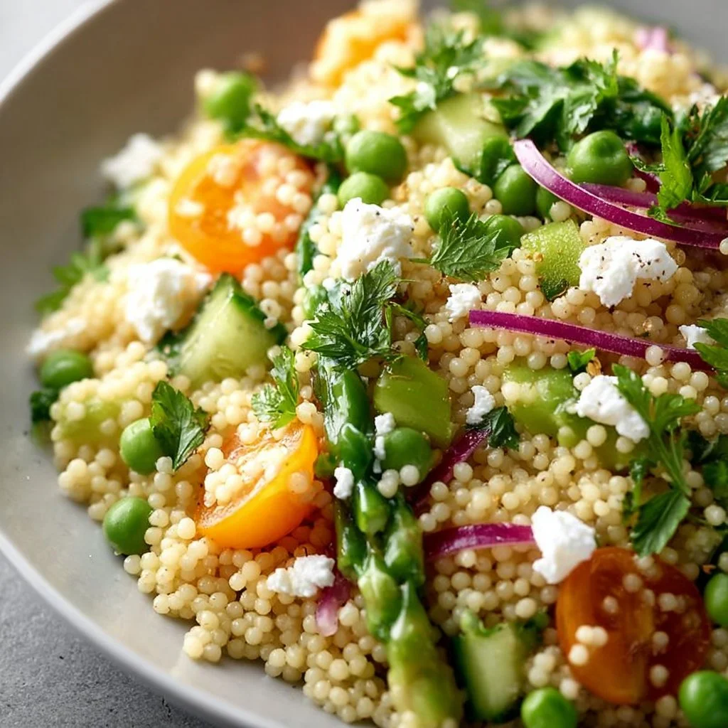Vibrant Easter Spring Couscous Salad